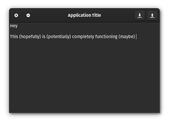 Simple GTK Text Editor (Vala)